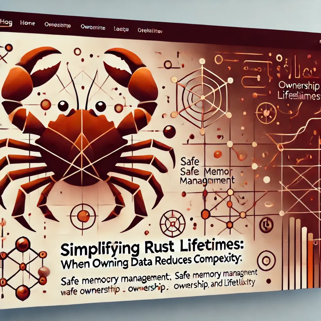 Simplifying Rust Lifetimes: When Owning Data Reduces Complexity